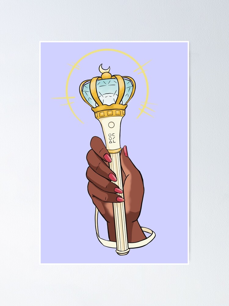 "Orbit lightstick Loona" Poster for Sale by Namidere7 | Redbubble