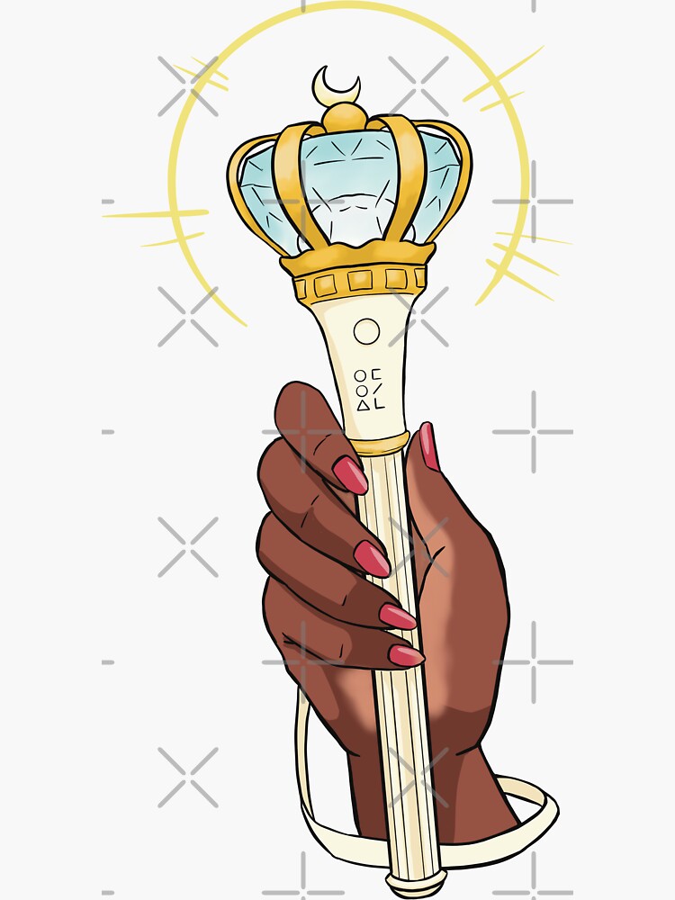 "Orbit lightstick Loona" Sticker for Sale by Namidere7 | Redbubble
