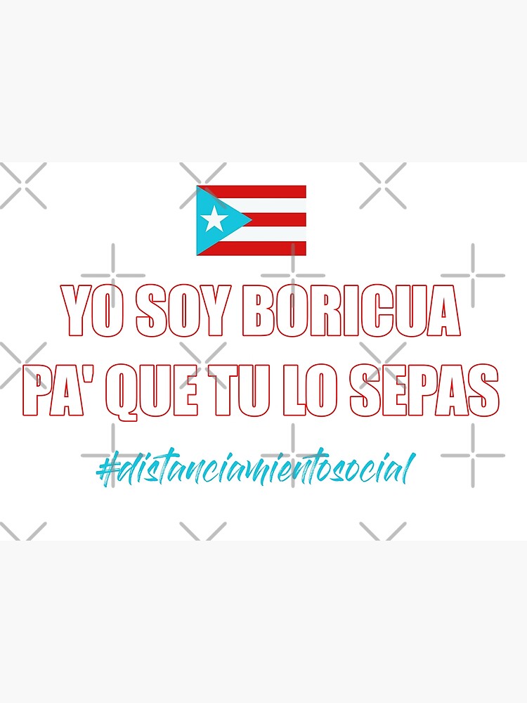 Póster «Yo soy boricua pa 'que tu lo sepas con la Bandera de Puerto ...
