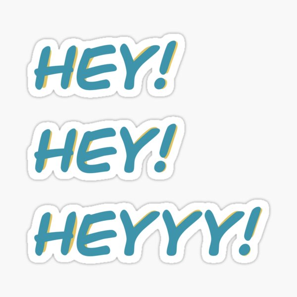 "Haikyu!! Hey Hey HEYY!! bakuto " Sticker for Sale by Drilona-gux ...