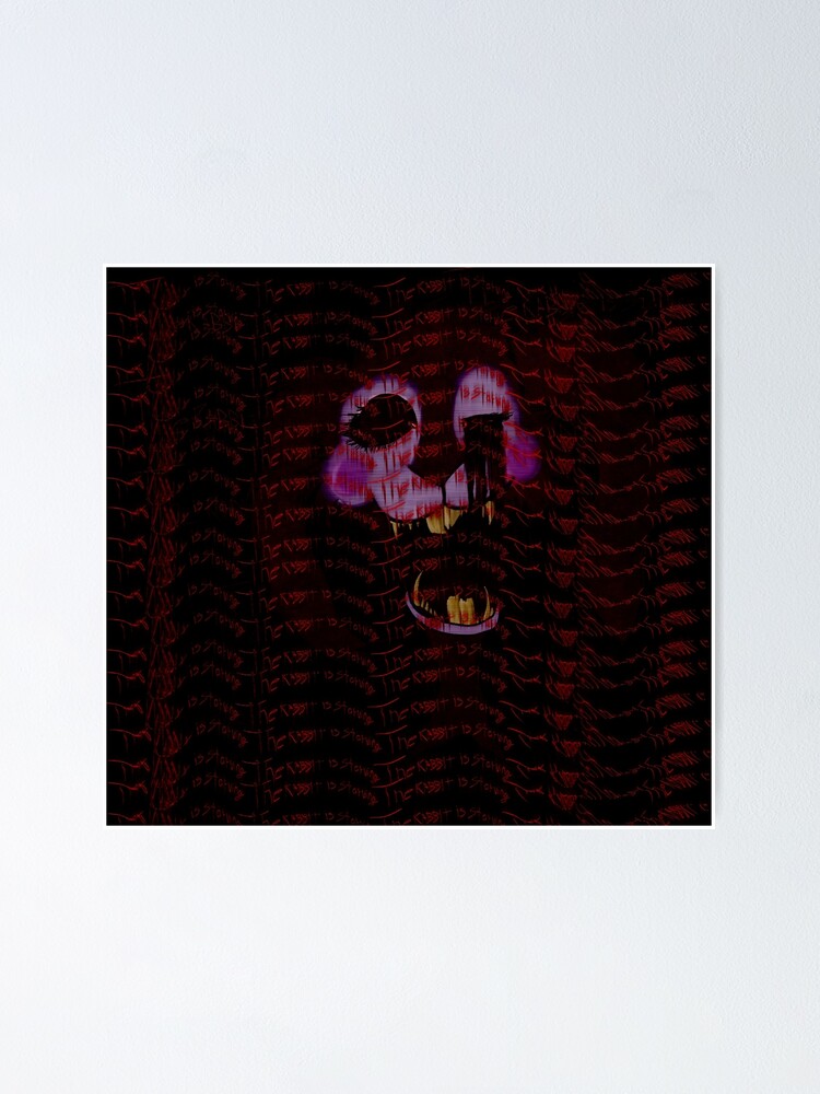 "The rabbit is starving" Poster for Sale by Static Scribblez | Redbubble