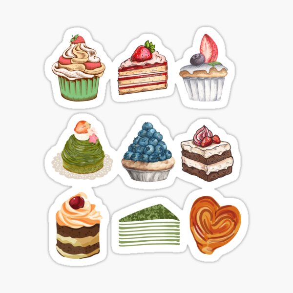 "Pastry Chef " Sticker for Sale by Cwyndle | Redbubble