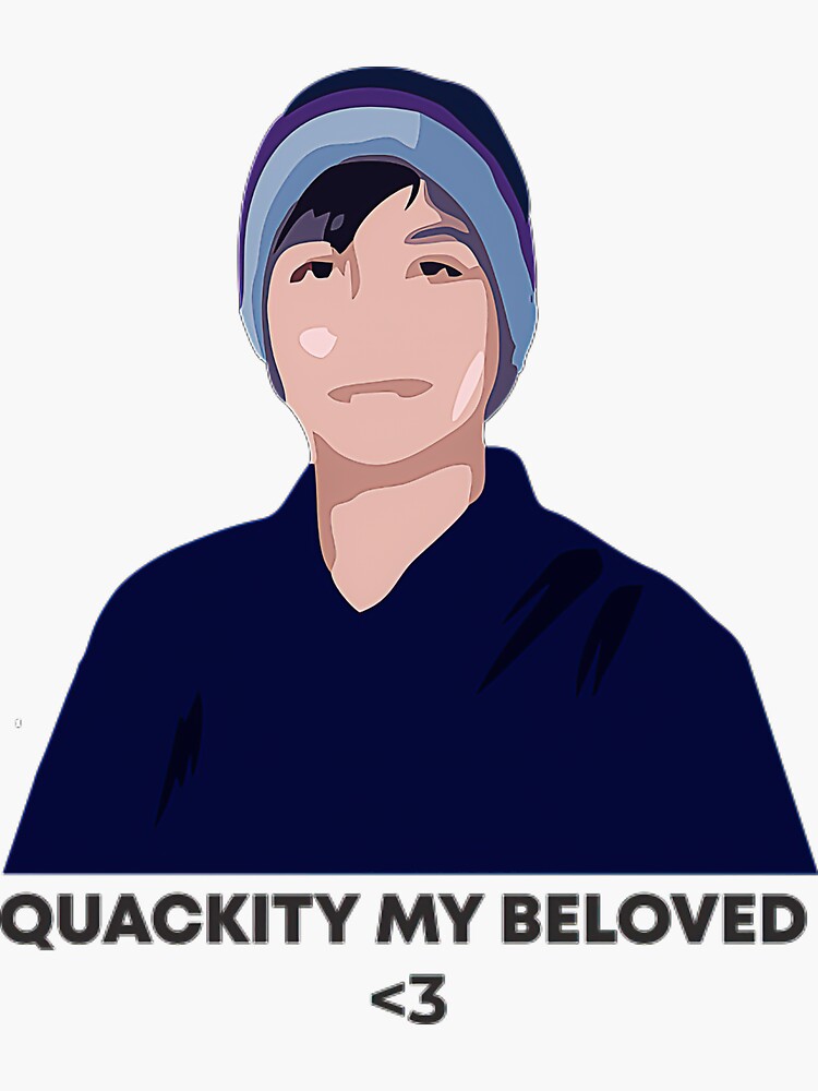 "Quackity" Sticker for Sale by diablo1368 | Redbubble