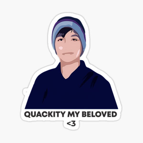 "Quackity" Sticker for Sale by diablo1368 | Redbubble