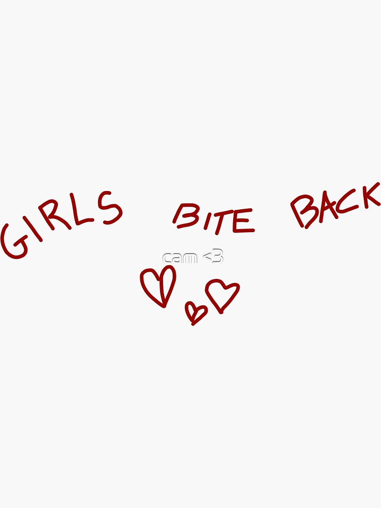 "girls bite back 2 - victoria de angelis" Sticker by cam