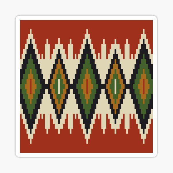 "Navajo Design" Sticker for Sale by Hoohla | Redbubble
