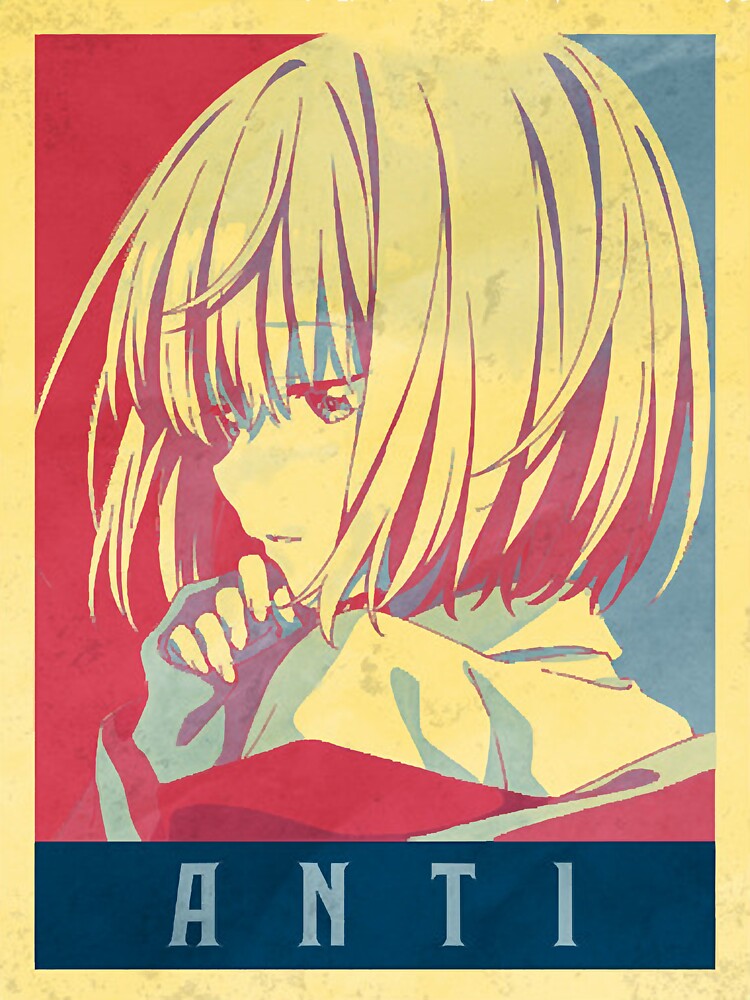 "Anti - SSSS.Gridman Political Anime Shirt " Sticker for Sale by ...