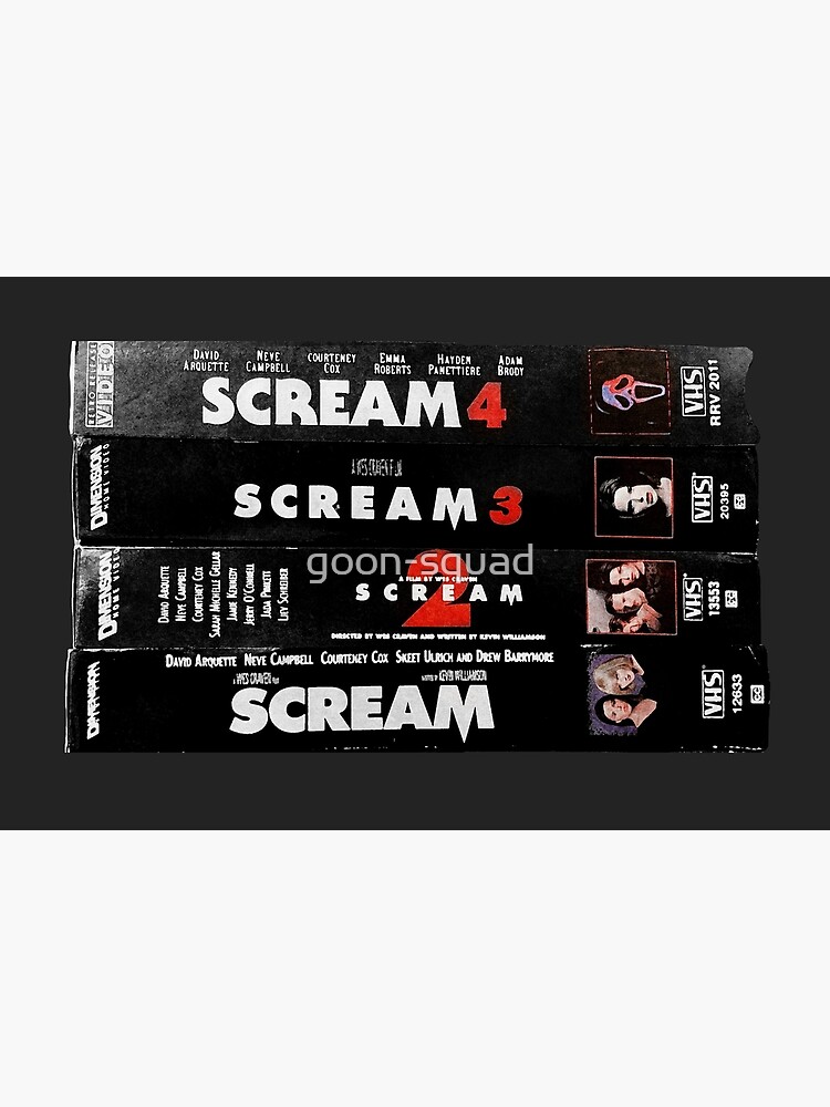"VHS Collection Stack Scream" Art Print by goon-squad | Redbubble