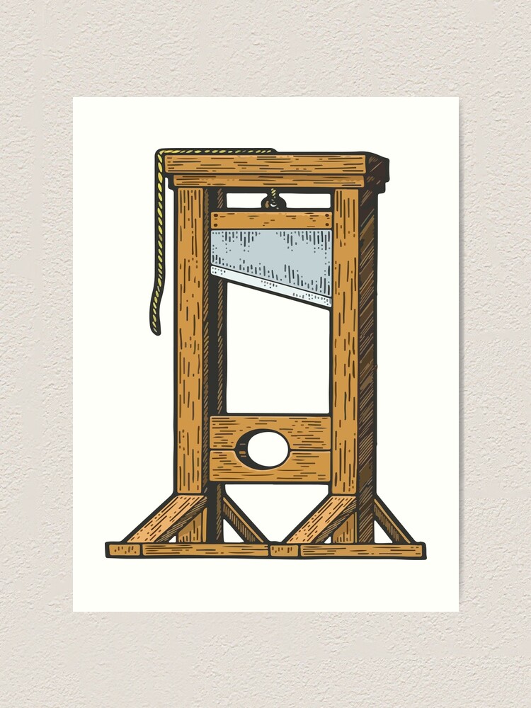 Guillotine Art A Slight Freshness On The Neck”: Prints Depicting The