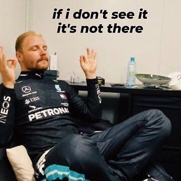 "Valtteri Bottas Formula One Reaction Meme" Sticker for Sale by ...