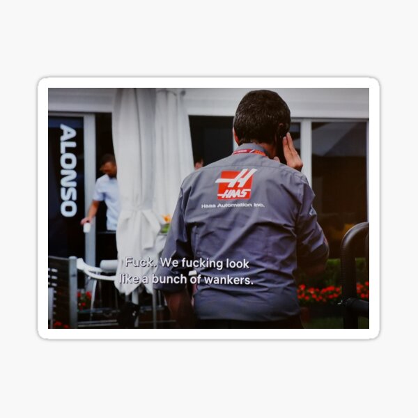 "Guenther Steiner Formula One Reaction Meme" Sticker for Sale by ...