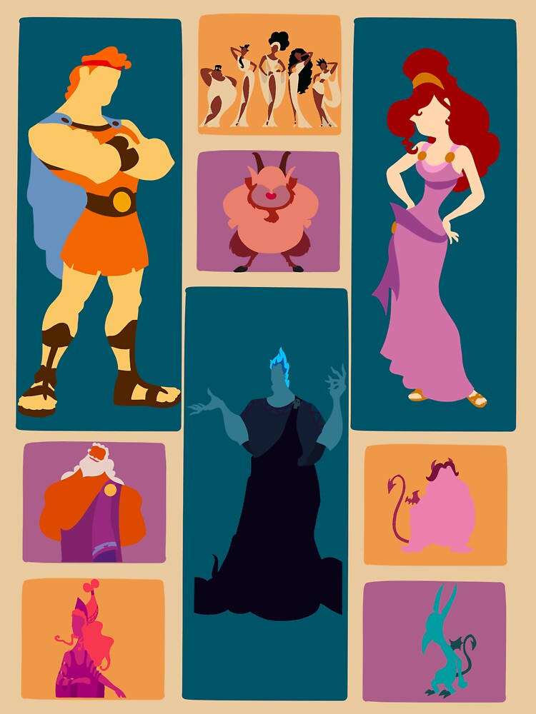 "Hercules Inspired Minimalist Design" Sticker for Sale by daphstry ...