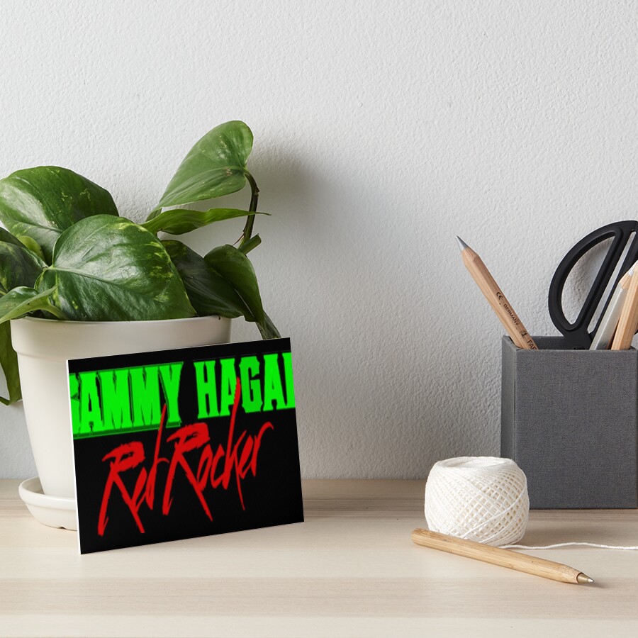 "The best logos amazing sammy hagar band" Art Board Print for Sale by ...