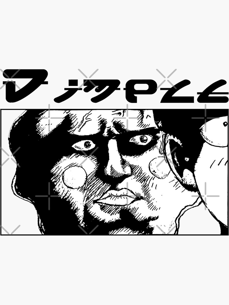 "Dimple art Mob Psycho 100 Japanese comics" Sticker for Sale by ...