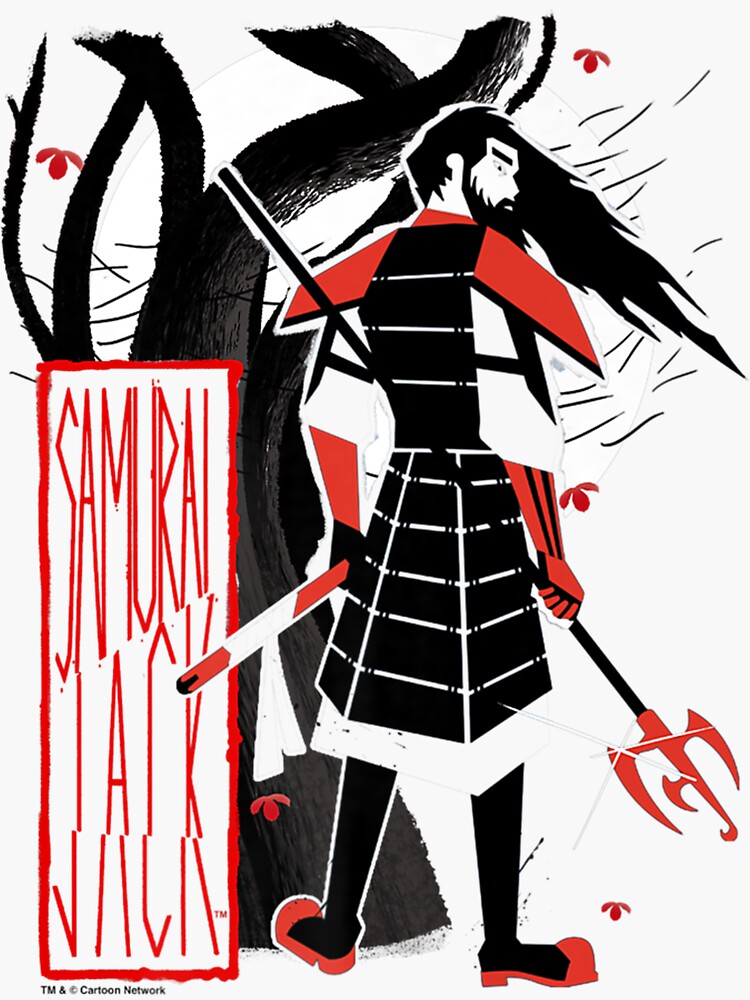 "Samurai.Jackzz Artistic Portrait Premium" Sticker for Sale by ...