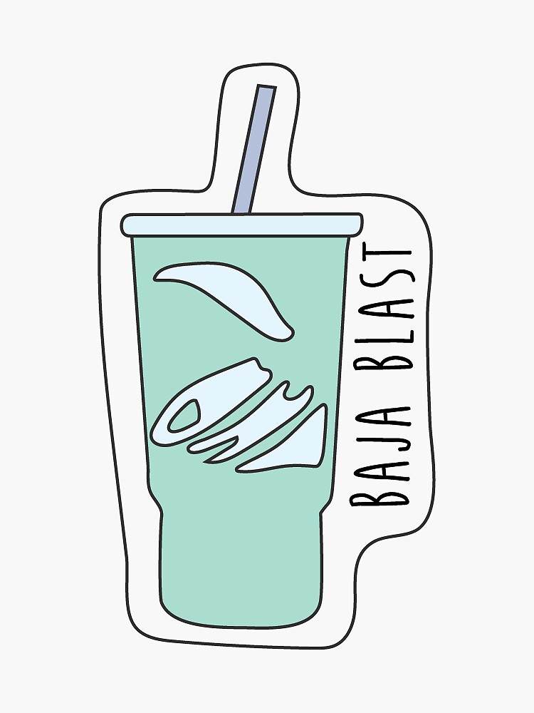 "Baja blast" Sticker for Sale by dhartip | Redbubble