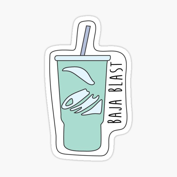 "Baja blast" Sticker for Sale by dhartip | Redbubble