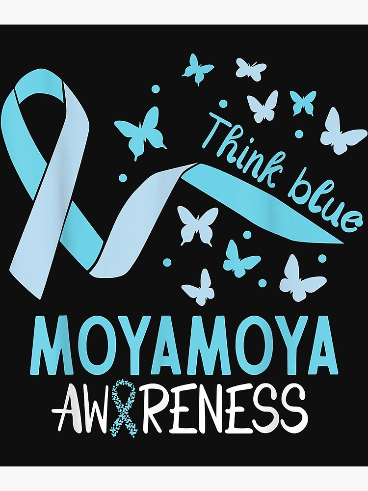 "Moyamoya Awareness Butterfly" Art Print by tomekacrj | Redbubble