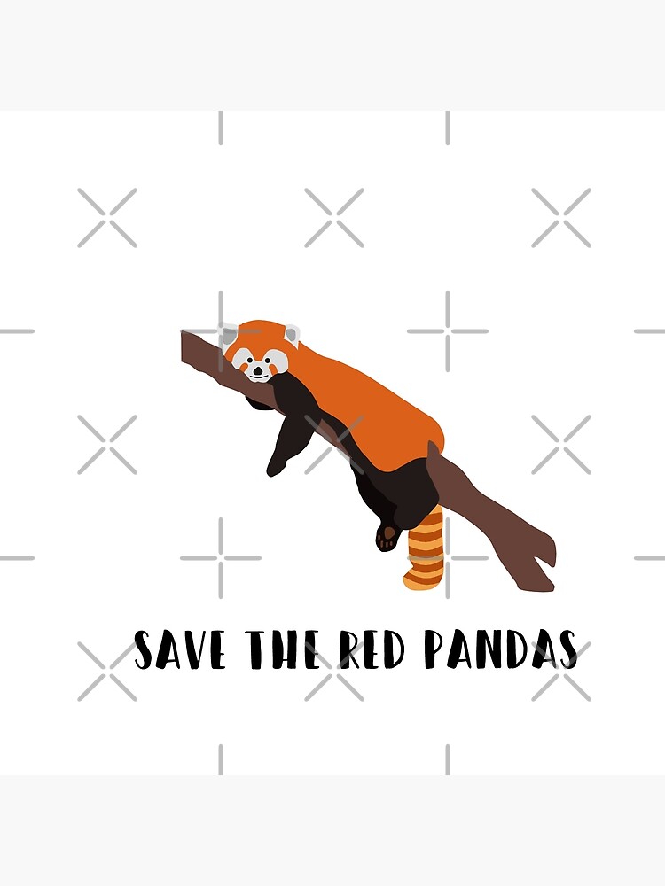 "Save the Red Pandas" Poster by enviro-of-tmrw | Redbubble