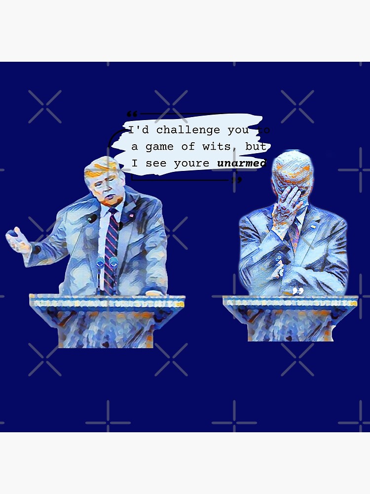 "Funny Trump Biden Debate 3rd Amendment Meme" Poster for Sale by ...