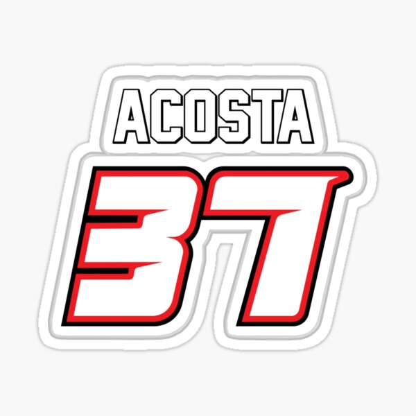 "Pedro Acosta 37" Sticker for Sale by Efdi | Redbubble