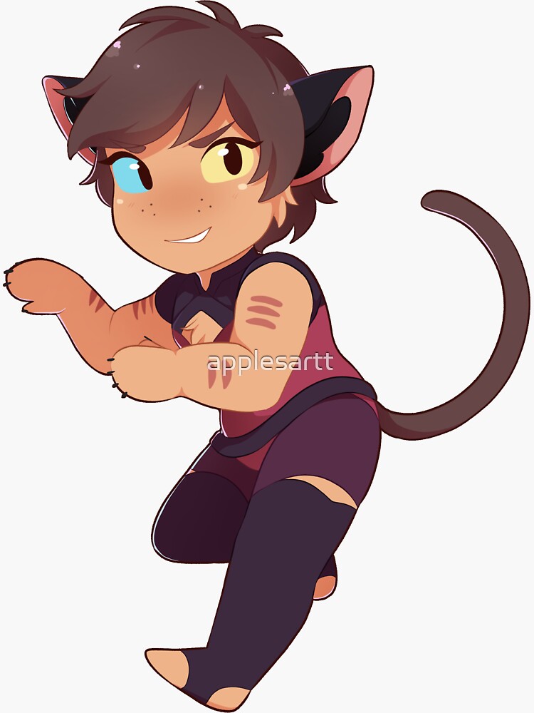 "Catra chibi She-Ra" Sticker for Sale by applesartt | Redbubble