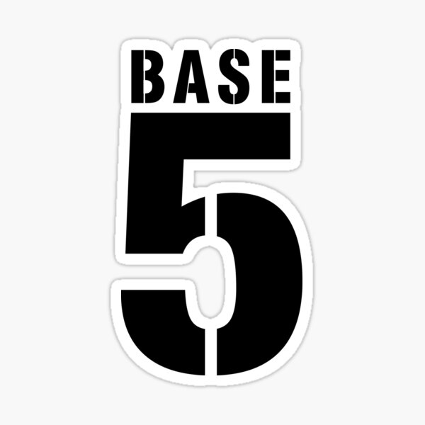 "BASE 5 Allusion to GTAsa - BASE 5 T" Sticker by URBAN FANTASY | Redbubble
