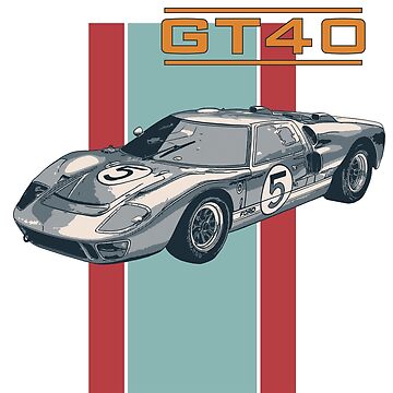 "Ford GT40" Sticker for Sale by Joshessel | Redbubble