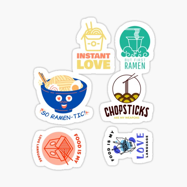 "Chinese Food is my love language Sticker Bundle funny Chinese food ...