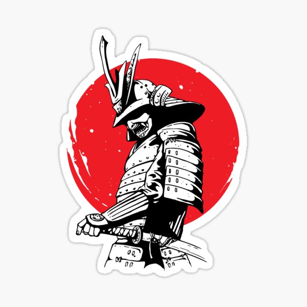 "Japanese Mecha Ronin Samurai Elite Warrior" Sticker for Sale by ...