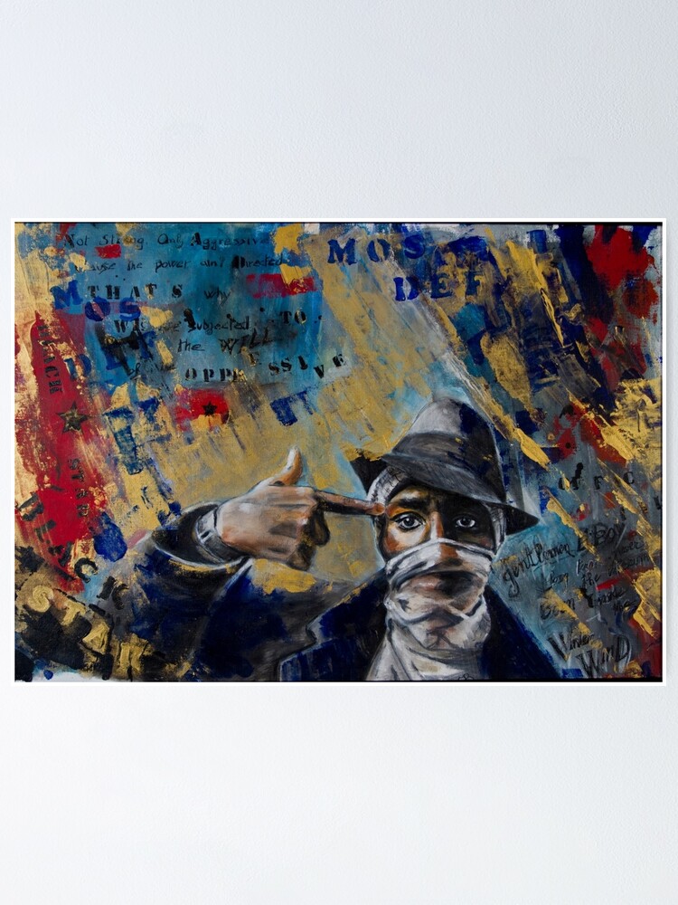 "Mos Def Tribute" Poster for Sale by portraitbyflora | Redbubble