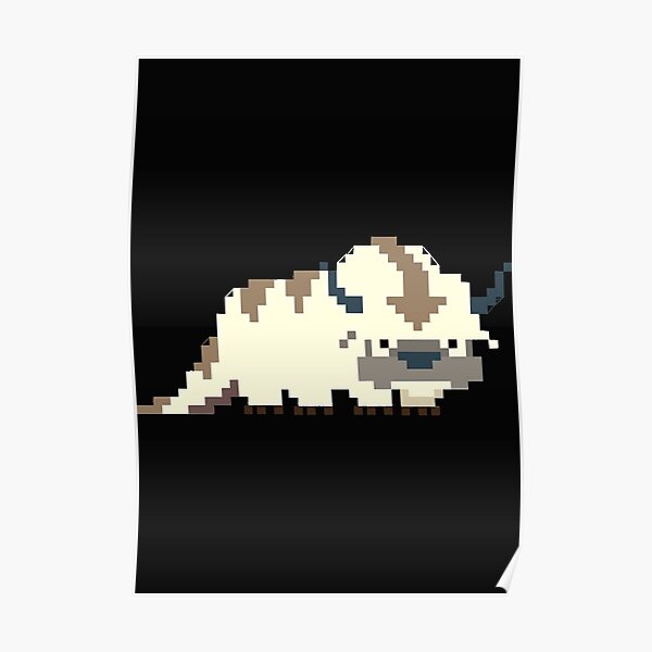 "8-Bit Appa " Poster for Sale by SaccucciRise95 | Redbubble