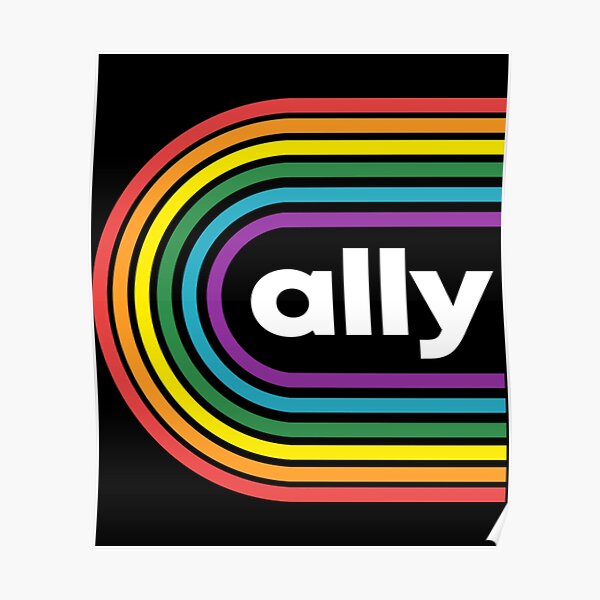 "Pride T-ShirtLGBT Ally" Poster for Sale by FatiAfeso | Redbubble