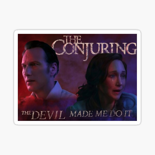 "The Conjuring The Devil Made Me Do It" Sticker for Sale by kunalshasu ...