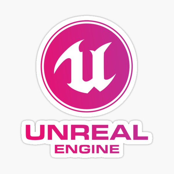 "Unreal Engine Purple / Pink / Violet Logo" Sticker for Sale by JaroNT ...