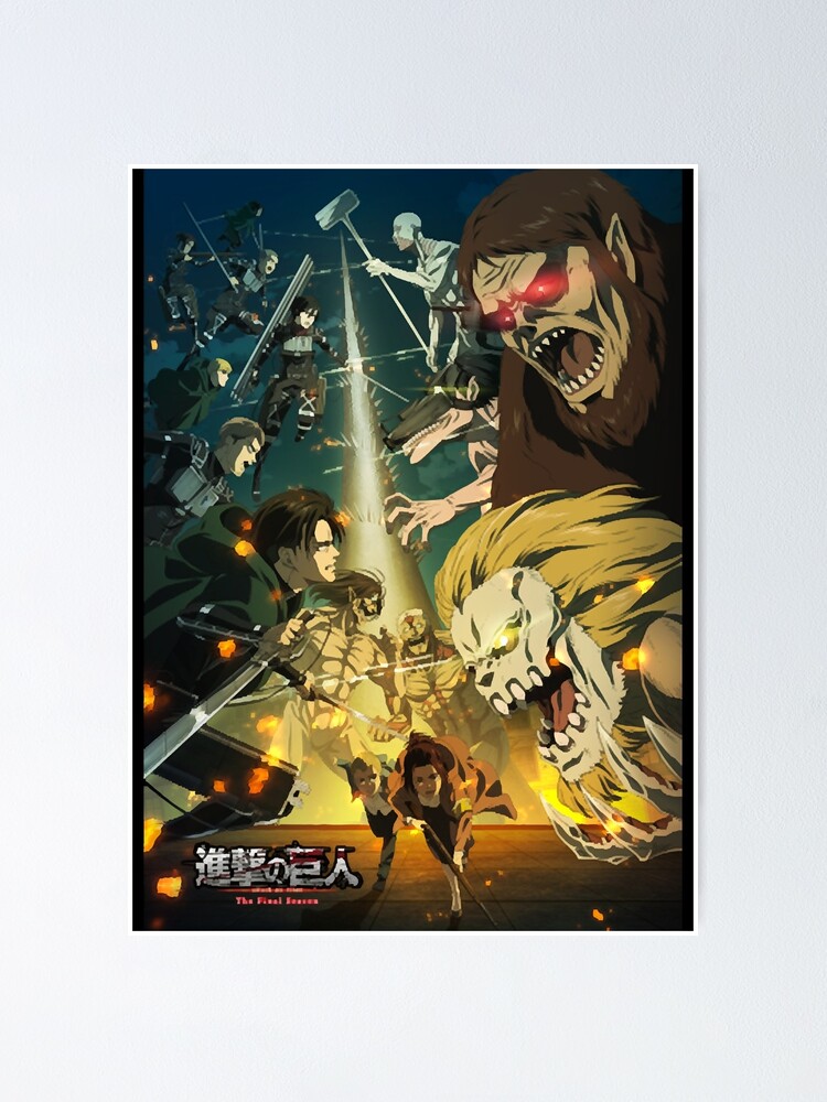 "ATTACK ON TITAN SHINGEKI NO KYOJIN FINAL SEASON PART 1 " Poster by ...