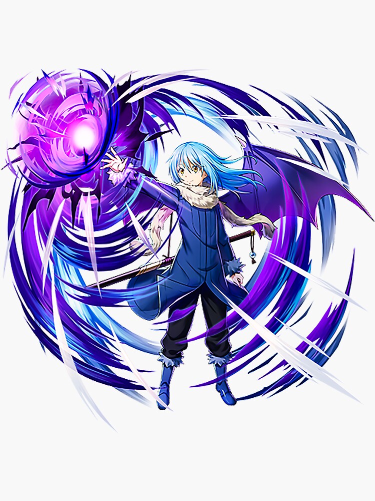 "rimuru power on" Sticker for Sale by tarynswania | Redbubble