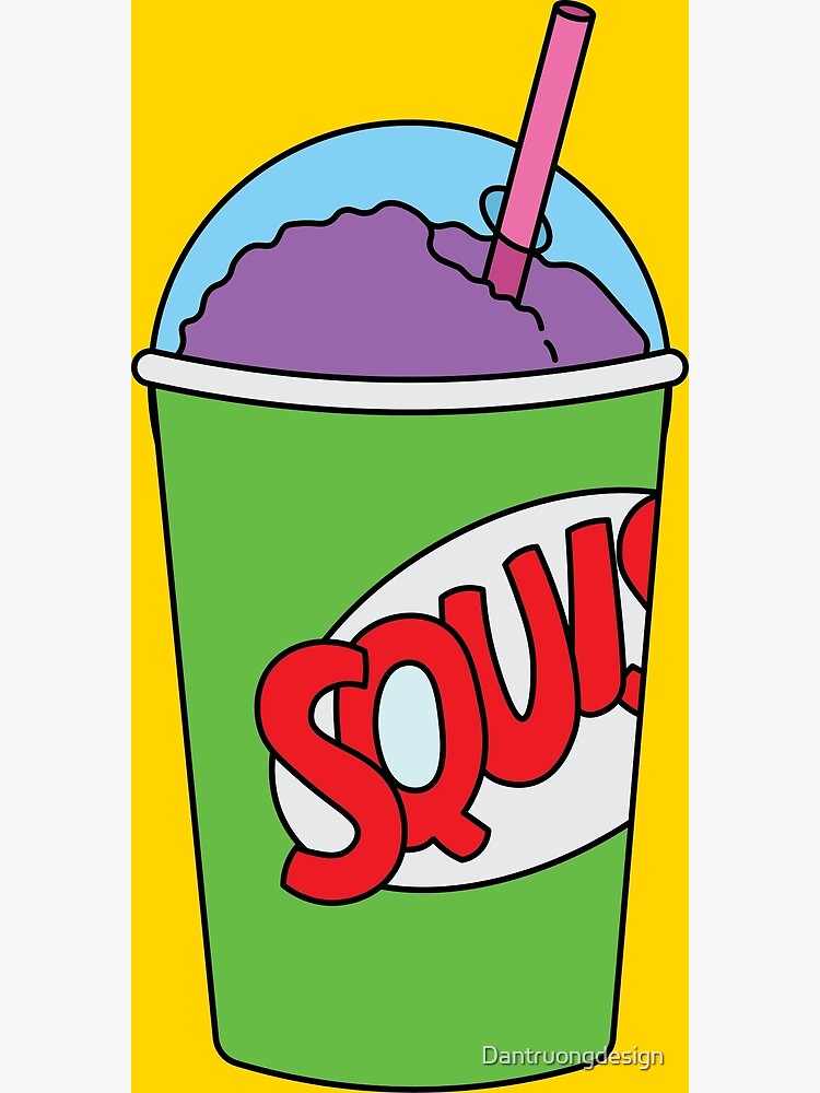 "Simpsons Squishee" Poster for Sale by Dantruongdesign | Redbubble