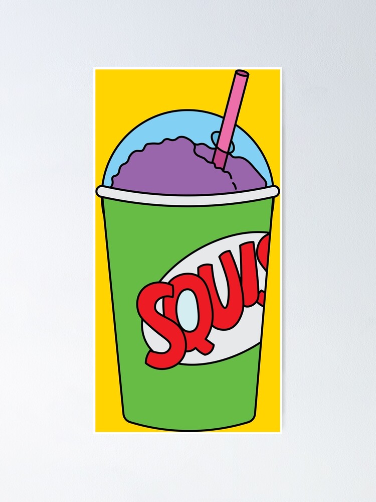 "Simpsons Squishee" Poster for Sale by Dantruongdesign | Redbubble