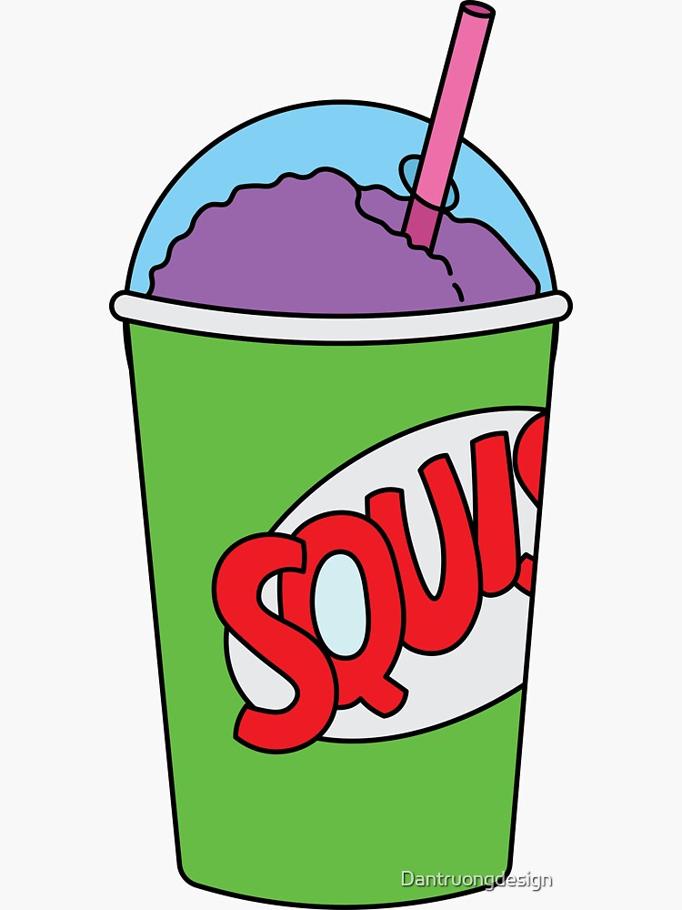 "Simpsons Squishee" Sticker for Sale by Dantruongdesign | Redbubble