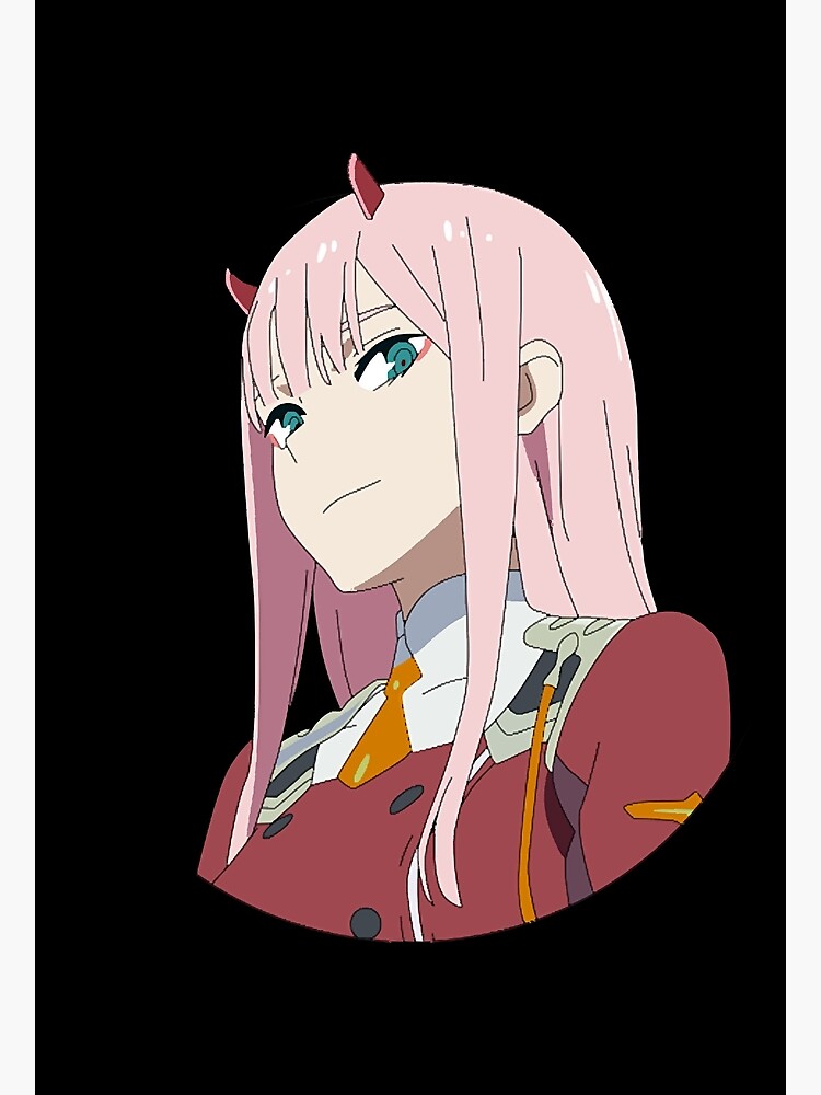 "zero two face " Poster for Sale by Harlem191 | Redbubble