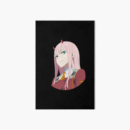 "zero two face " Art Board Print by Harlem191 | Redbubble