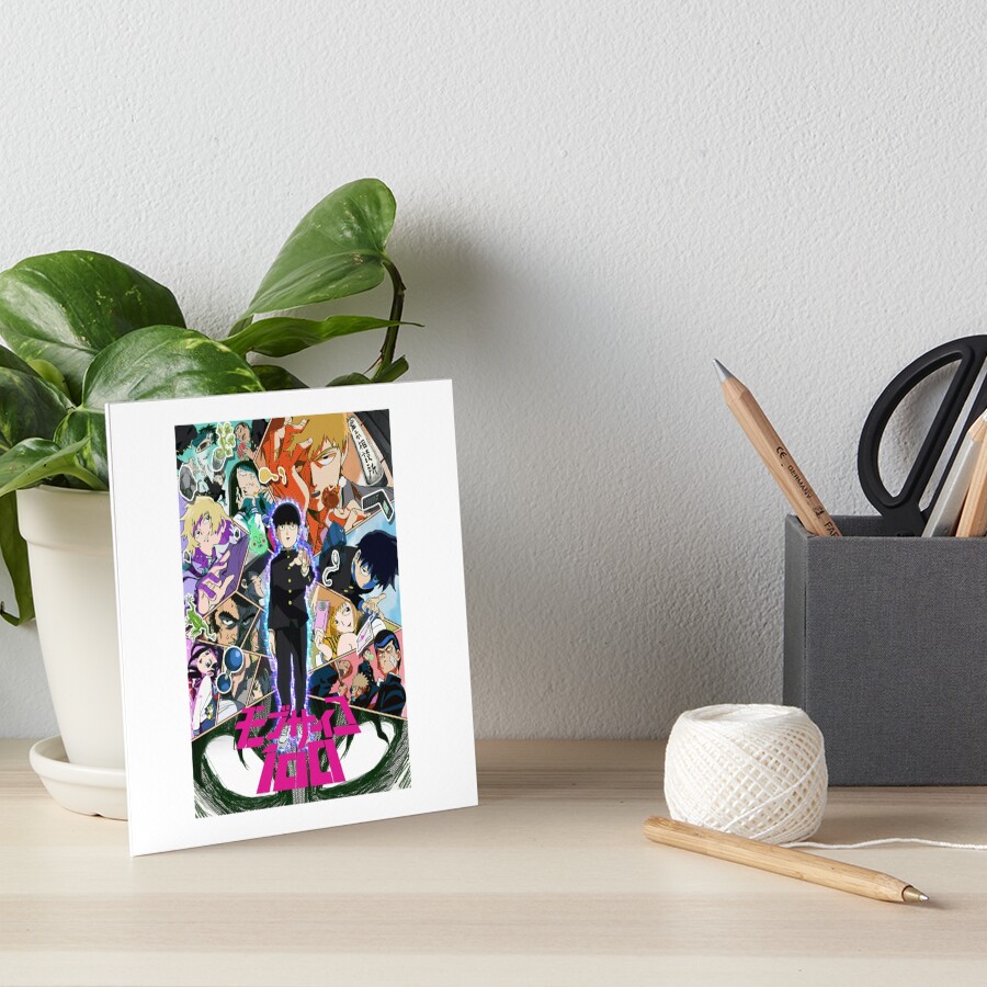 "friend Mob Psycho 100 manga anime " Art Board Print for Sale by ...