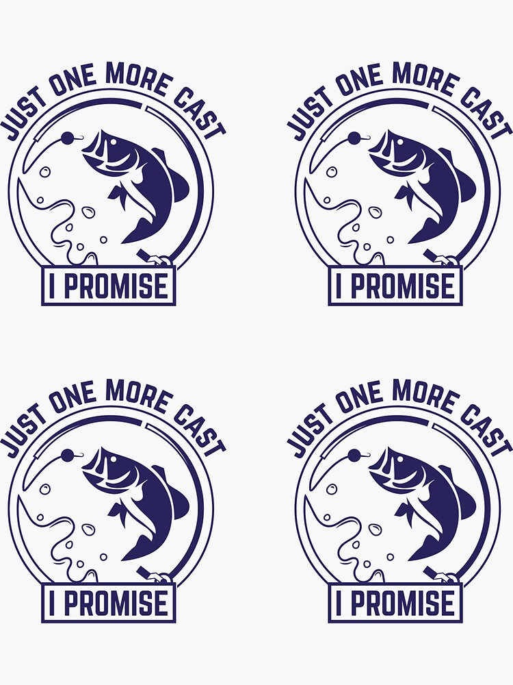 "Just one more cast i promise" Sticker for Sale by Unohana | Redbubble