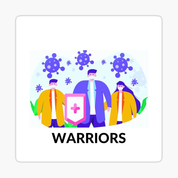 "Warriors" Sticker for Sale by ButterscotchFly | Redbubble