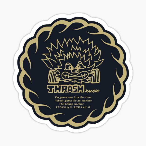 "TRASH Racing" Sticker for Sale by NOR-Markys | Redbubble