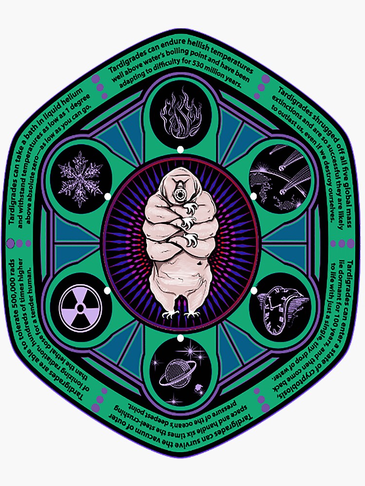 "Tardigrade Strong.png" Sticker for Sale by RichardSprag72 | Redbubble