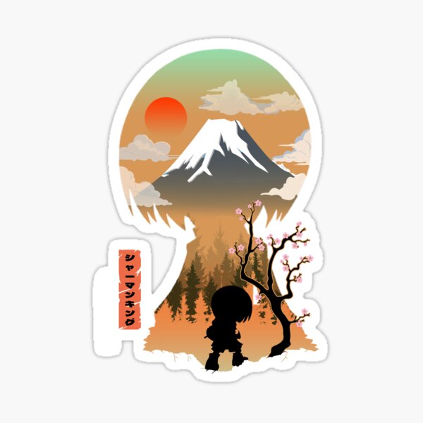 "Manta from Shaman manga silhouette design" Sticker for Sale by ...