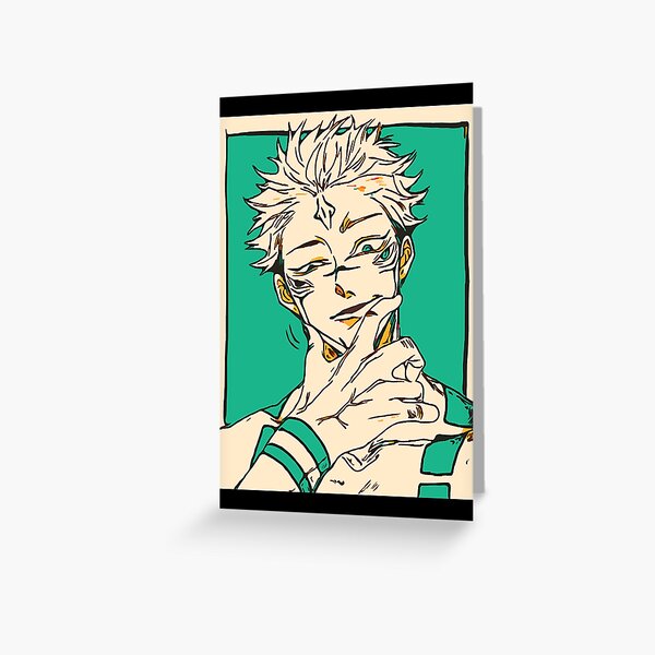 "jujutsu kaisen sukuna " Greeting Card for Sale by Broxterman | Redbubble