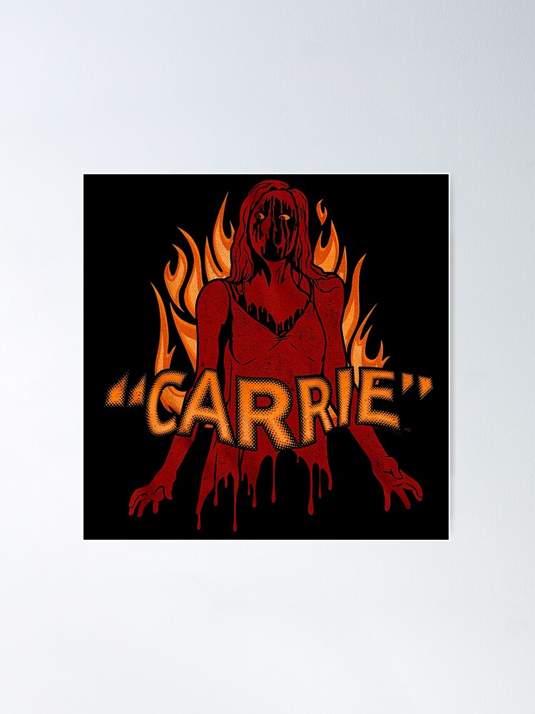 Carrie Movie Logo Carrie Comic Book Cover T Shirt, Men's Graphic